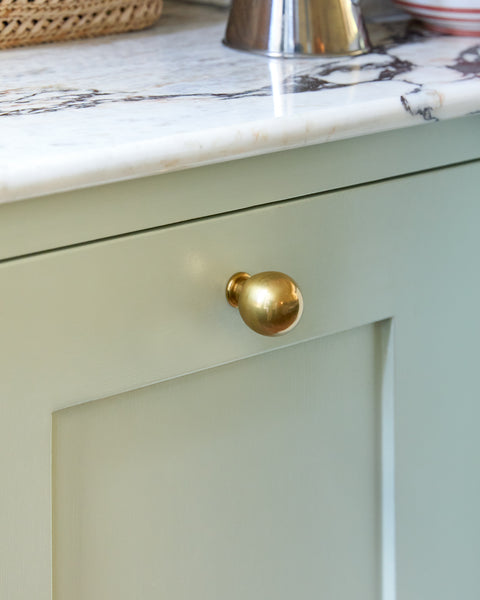 Aged Brass Knob – MG&Co.