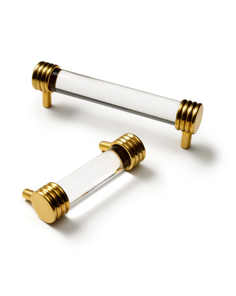 Rib Handle, Polished Brass – MG&Co.