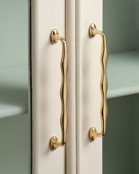 Wave Handle, Polished Brass – MG&Co.