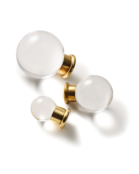 Clear Brass Knob – MG&Co.
