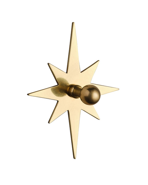 Star Hook, Brass – MG&Co.
