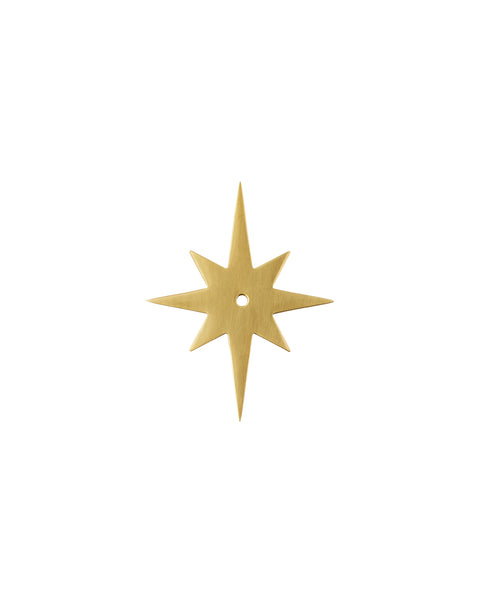 Star Backplate, Aged Brass – MG&Co.