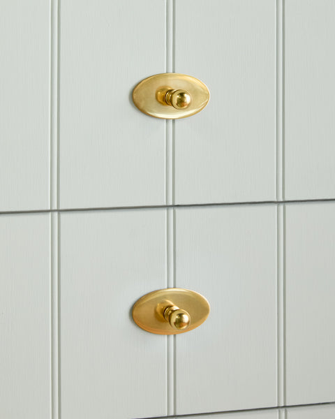 Oval Backplate, Aged Brass – MG&Co.