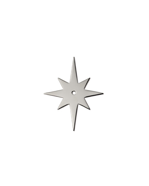 Star Backplate, Polished Nickel – MG&Co.